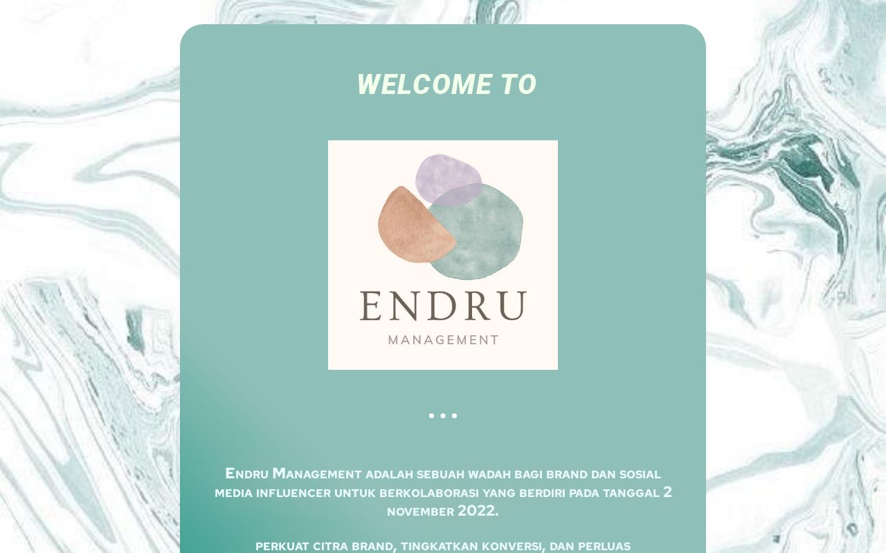 ENDRU MANAGEMENT